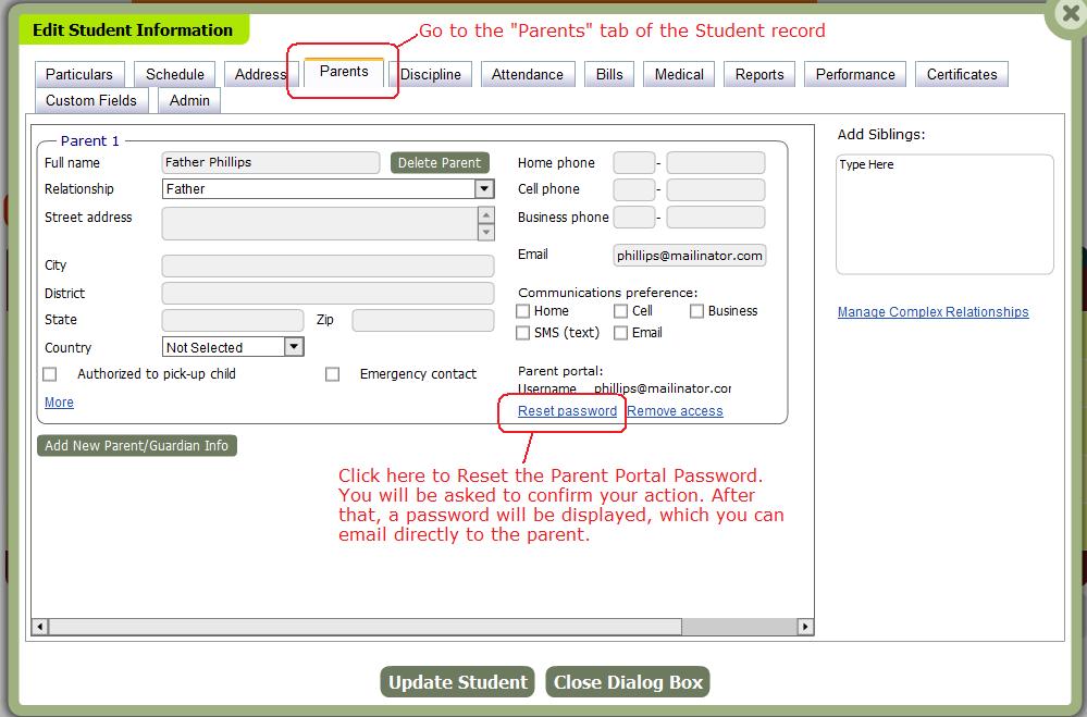 Resetting Parent Portal Passwords - QuickSchools Blog