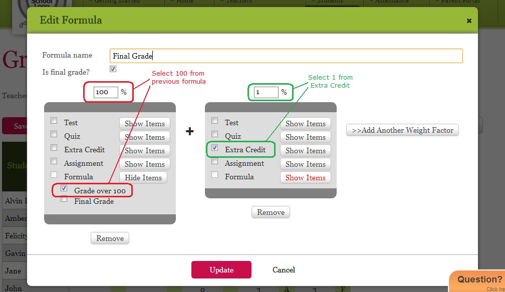 Extra Credit in QuickSchools Gradebook - QuickSchools Blog