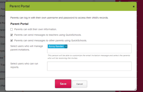 Private Messaging Parent Directory - QuickSchools Blog