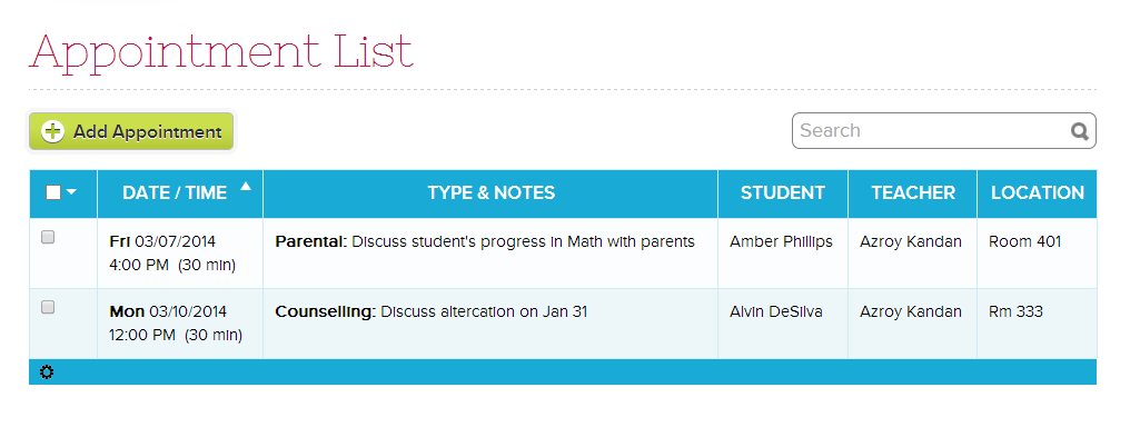 New Appointments App - QuickSchools Blog