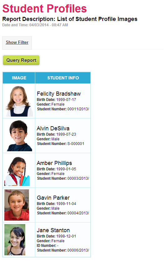New Report: Student Profile - QuickSchools Blog