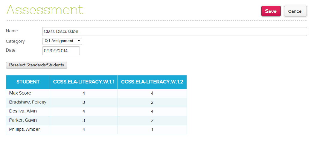 Standards-Based Gradebook Tutorial (Part 2) - QuickSchools Blog