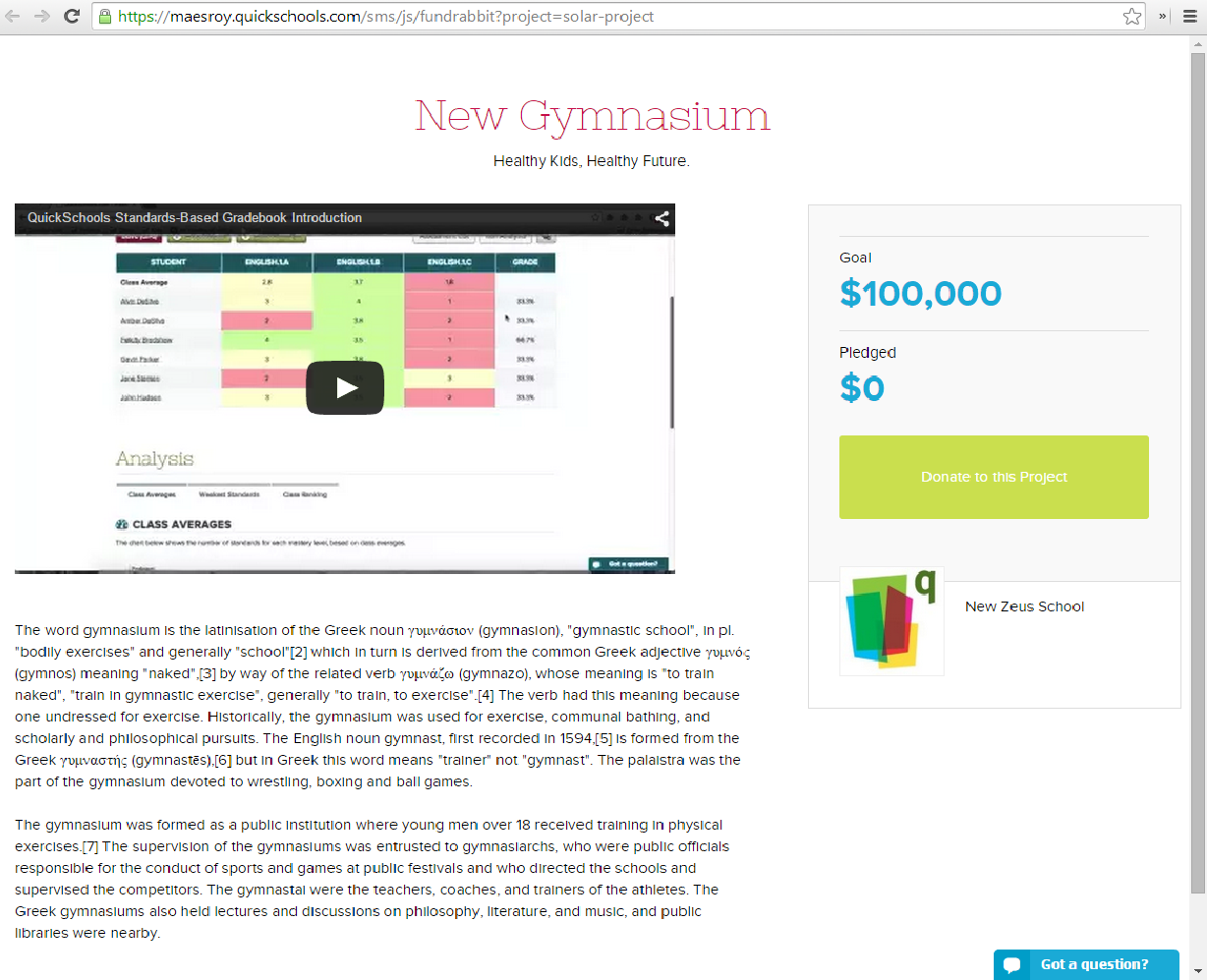 Improvements to Fund Rabbit - QuickSchools Blog