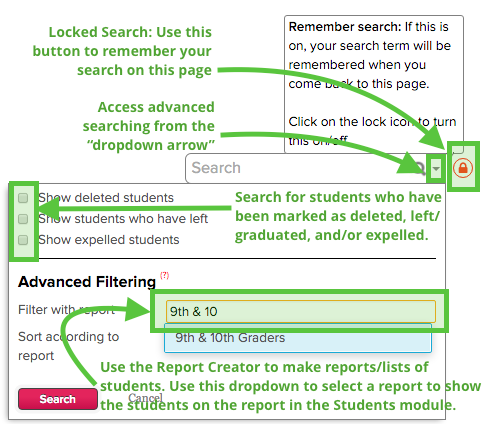 Advanced Student Filtering - QuickSchools Blog