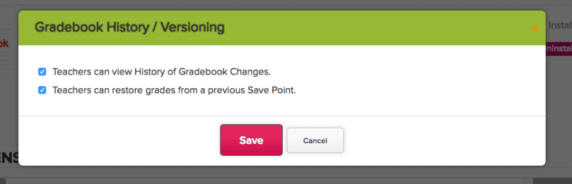 Gradebook History / Versioning - QuickSchools Blog