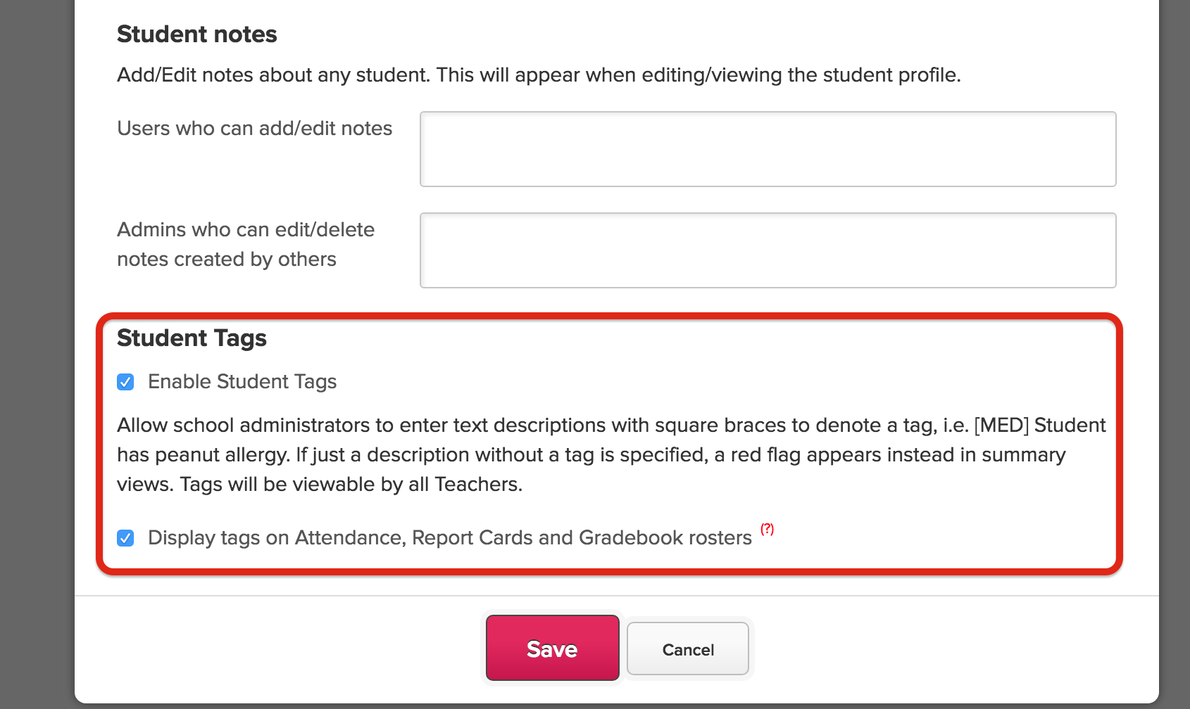 Student Tags - QuickSchools Blog