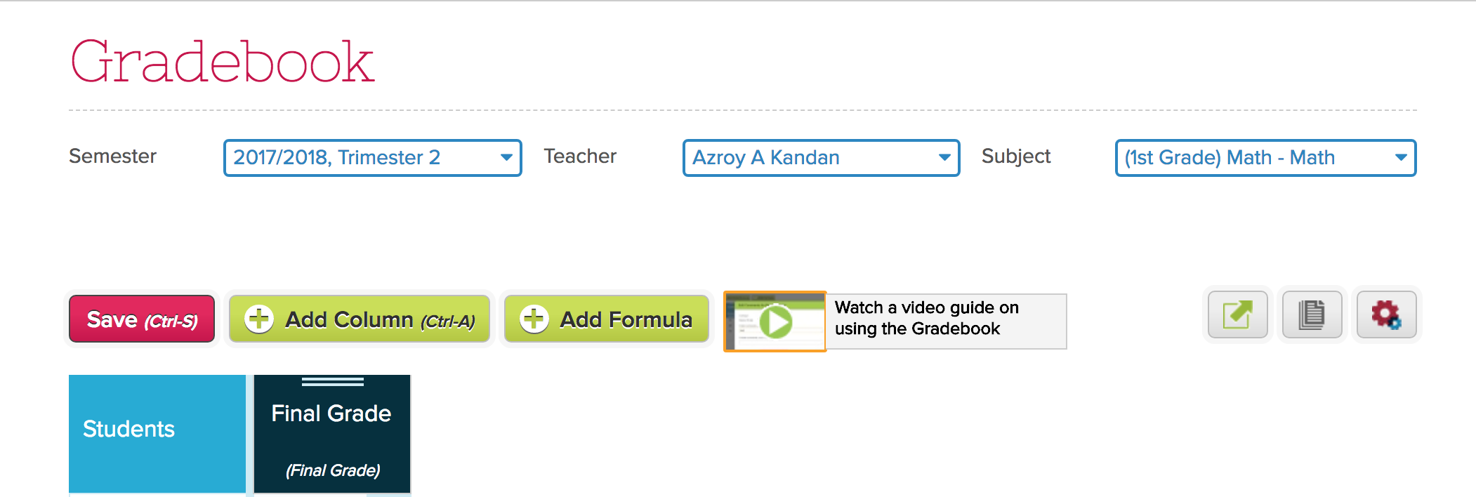 Access Gradebook for Inactive Teachers - QuickSchools Blog