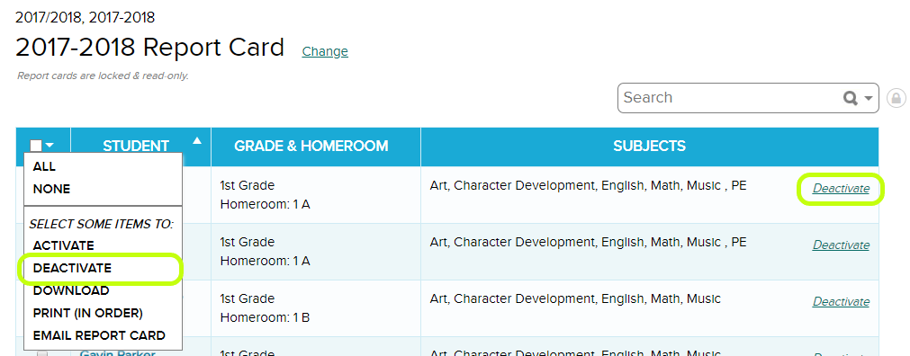 Hide Report Card from Student/Parent Portal - QuickSchools Blog