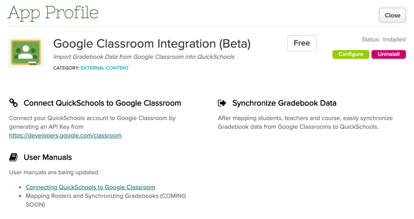 Google Classroom Integration - QuickSchools Blog