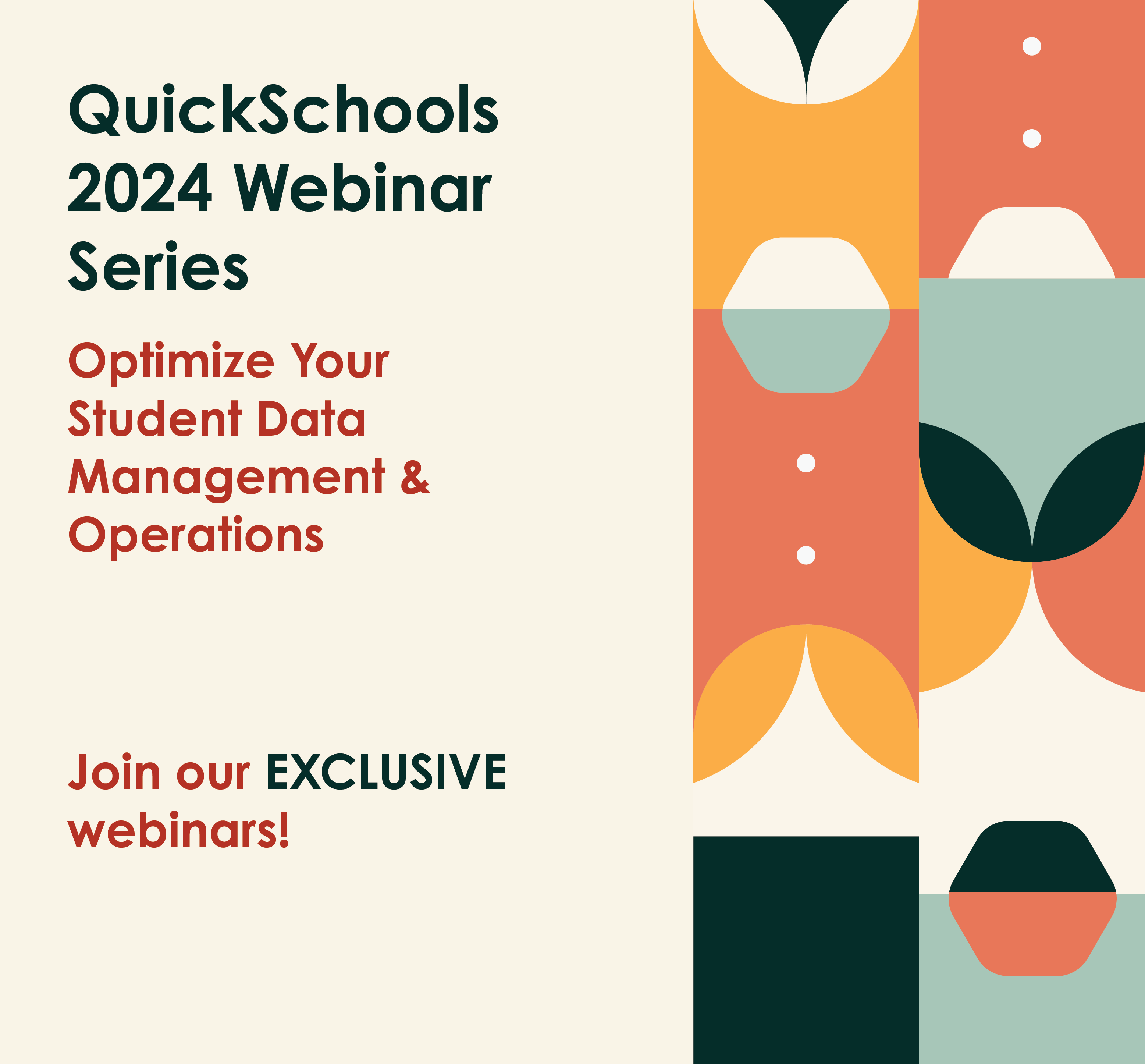 Unlocking Success - Join Our 2024 Webinar Series! - QuickSchools Blog